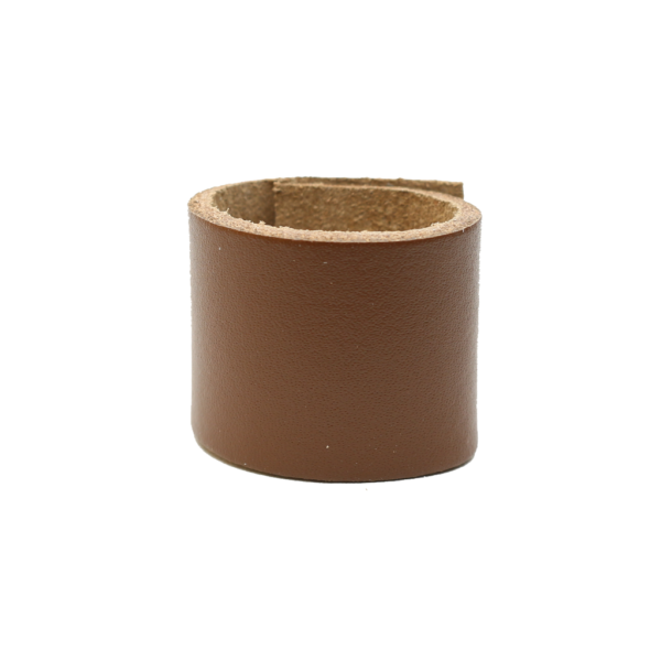 Simple Loop Leather Woggle - Light Brown | Project X Adventures
